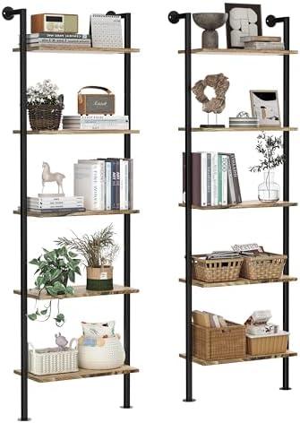 Elevate Our Space: Review of the Rustic 5-Tier Ladder Shelf ...