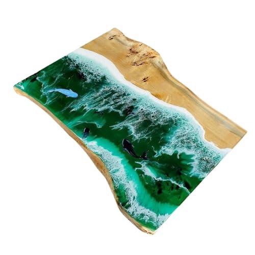 Exploring the Elegance of Our Coastal Ocean Epoxy Table - YONOHOME