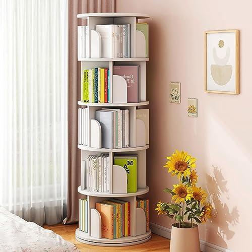 Discovering Style and Function: Our 5-Tier Rotating Bookshelf Review ...