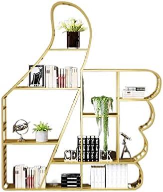 Discover Our Elegant Gold Wrought Iron Bookshelf Review - YONOHOME