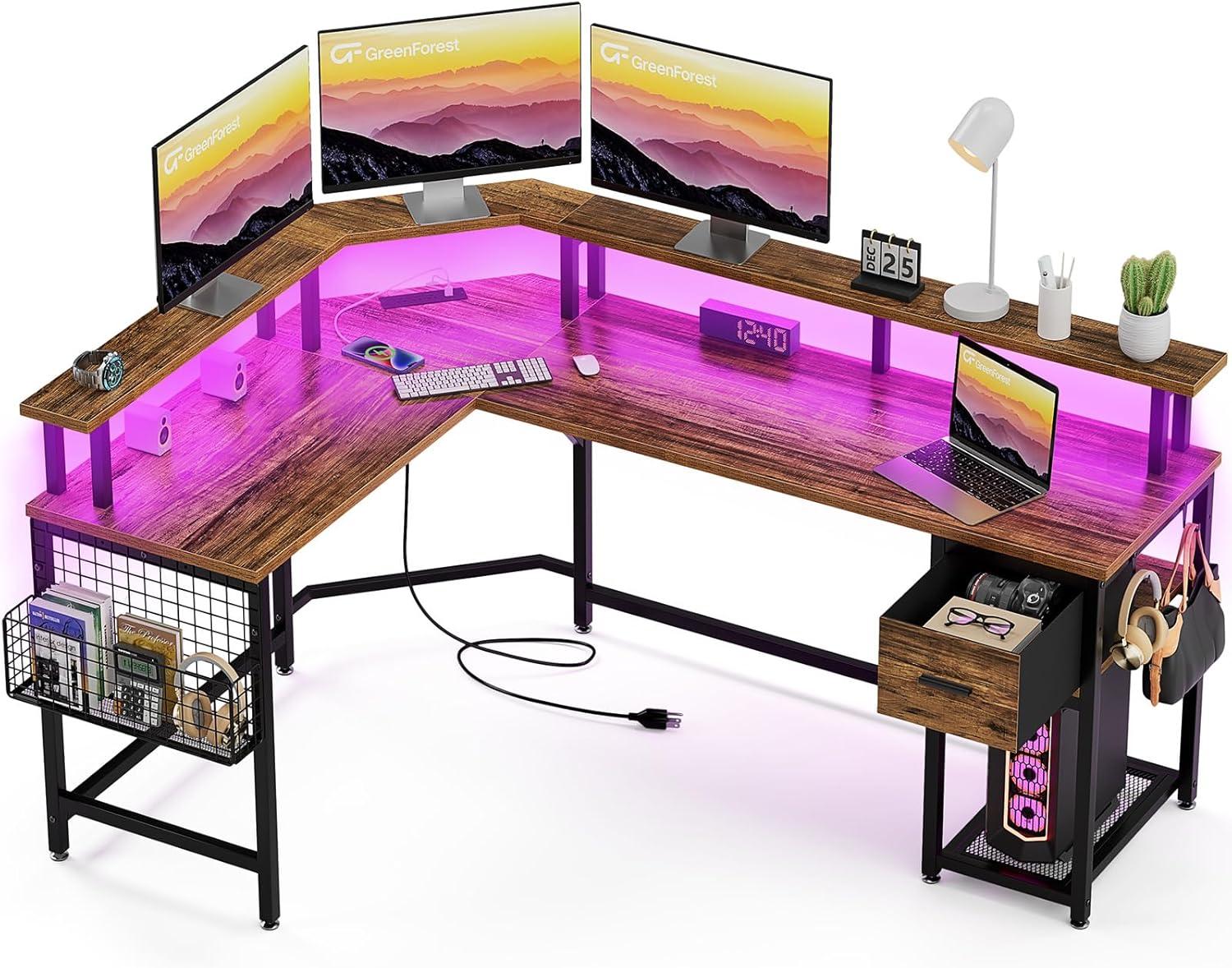 Exploring the GreenForest L-Shaped Desk: A Stylish Solution for Us ...